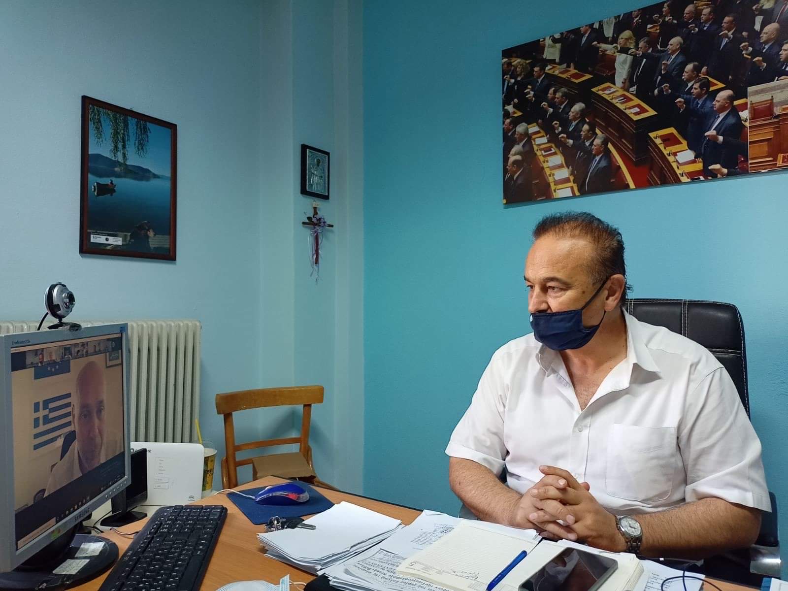 Ο βουλευτής Γ. Αντωνιάδης είχε σύσκεψη με τον Υφ. Περιβάλλοντος Γ ...