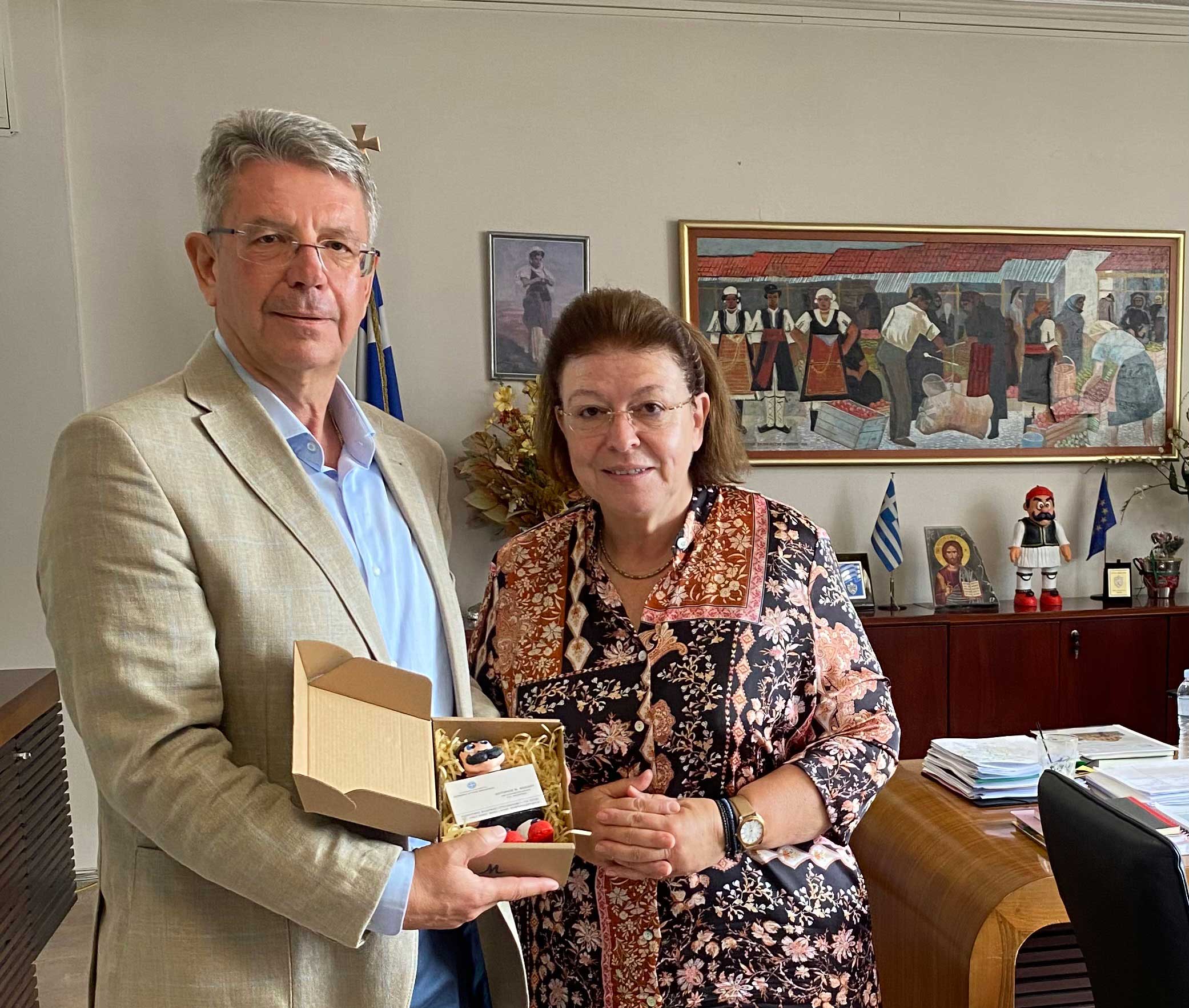 Τον Αντιπεριφερειάρχη Φλώρινας Σωτήρη Βόσδου επισκέφτηκε κυβερνητικό ...
