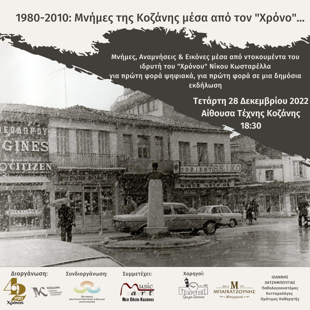 1980 – 2010: «Μνήμες» της Κοζάνης μέσα από τον… «Χρόνο» | Ράδιο Λέχοβο 97,1