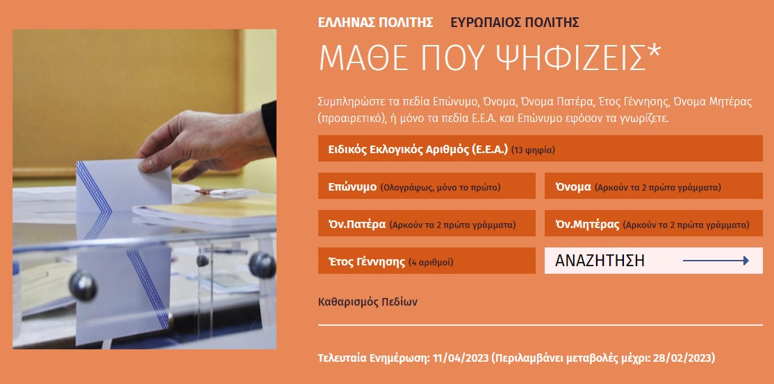 Αποτελέσματα βουλευτικών εκλογών 2023 για την Π.Ε. Γρεβενών | Ράδιο ...