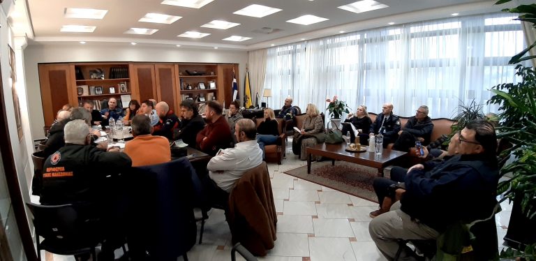 Συνεδρίασε το Συντονιστικό Όργανο Πολιτικής Προστασίας της Π.Ε ...