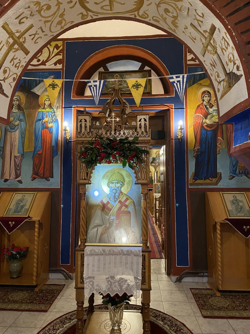 Από τον Αρχιερατικό Εσπερινό στον Ιερό Ναό Αγίου Σπυρίδωνα στην Αχλάδα ...