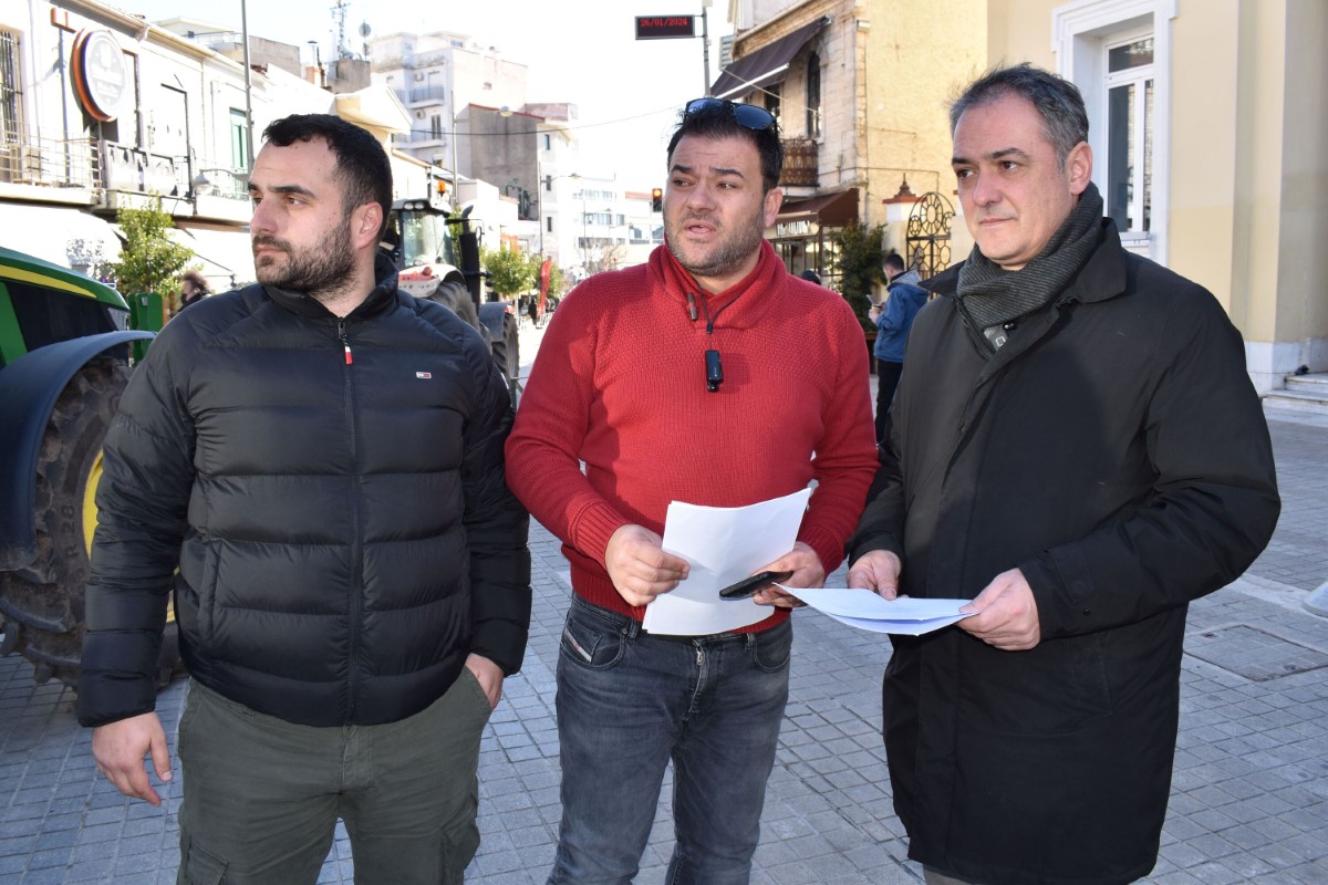 Στο πλευρό των γεωργοκτηνοτρόφων ο Δήμαρχος Κοζάνης Γιάννης Κοκκαλιάρης ...